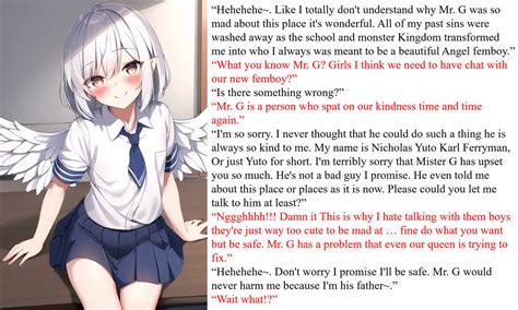 Monster Kingdom Angelic Femboy Daddy By Darkflametomoki On Deviantart