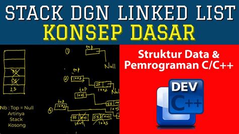 Konsep Dasar Stack Dengan Linked List Pemrograman Dan Struktur Data