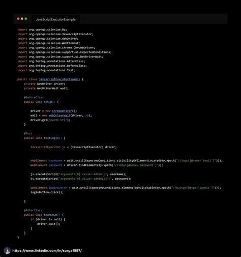 Surya K On Linkedin Selenium Javascript Automation Webtesting Qualityassurance