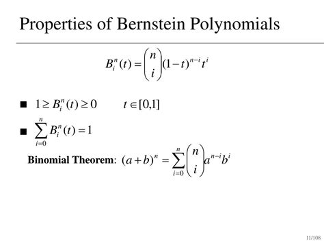 Ppt The Bernstein Basis And Bezier Curves Powerpoint Presentation Free Download Id2718738