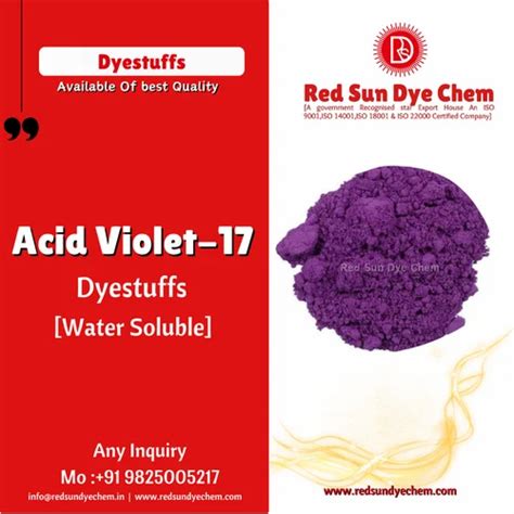 Acid Violet Dyes At Best Price In Ahmedabad By Red Sun Dye Chem Id