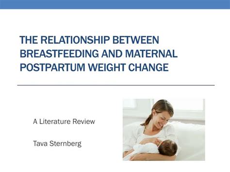 PPT The Relationship Between Breastfeeding And Maternal Postpartum
