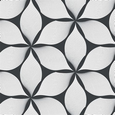 Geometric Pattern Repeating Stripe Linear Curve Or Wave Background