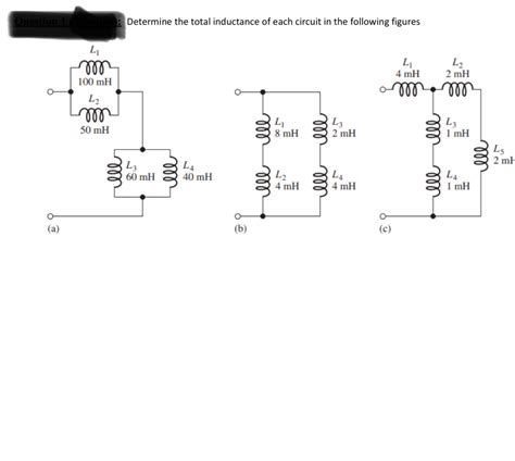 Solved : Determine the total inductance of each circuit in | Chegg.com
