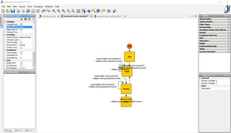 implementation with the yed graph editor — kingly js