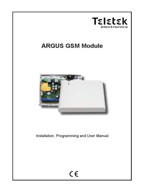 argus gsm module installation programming and user manual pdf