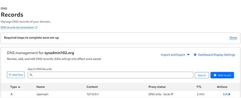 opnsense dynamic dns with cloudflare using a custom cron job