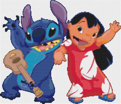 Counted Cross Stitch Pattern Lilo And Stitch Cross Stitch 220189