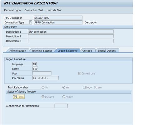 Solved No Authorization To Log On As A Trusted System L Sap Community