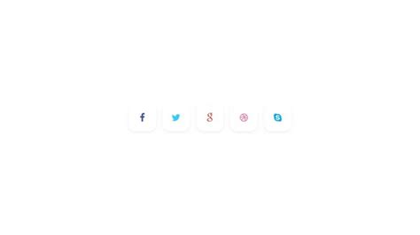 16 Best Free Html Css3 Social Media Buttons And Icons 2024