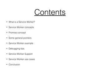 Intro To Service Worker API And Its Use Cases PPT