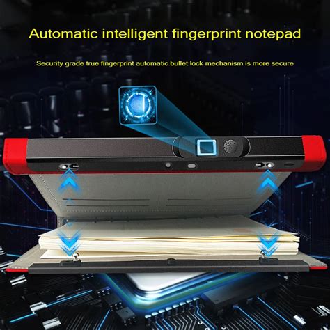 Fingerprint Unlock Notebook Security Smart Fingerprint Diary Haram Couture