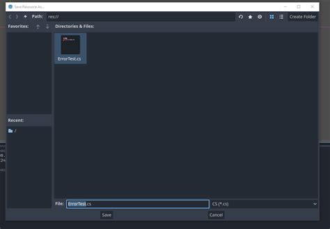 C Selecting An Error Makes A Save Resource As Menu Appears When Running The Project · Issue