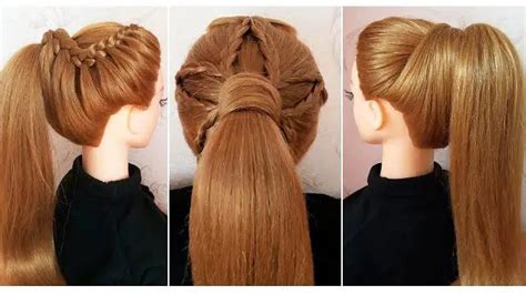 آموزش مدل مو مدل موی دم اسبی برای موهای بلند