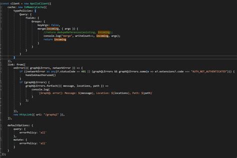 Apollo Client Cache Client SDKs Apollo Community