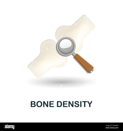 Bone Density Icon 3d Illustration From Health Check Collection