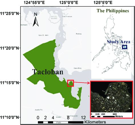 1 The Overview Of Tacloban The Philippines And The Satellite Image