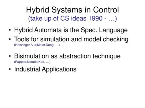 Ppt Hybrid Automata And Temporal Logics Powerpoint Presentation Free
