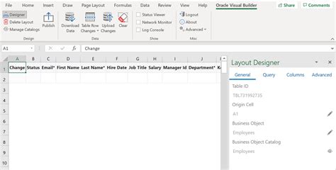 Create Layouts In An Excel Workbook