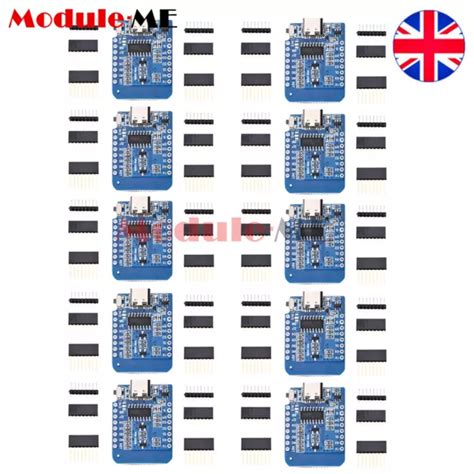 Wemos D1 Mini Esphome Uk Nodemcu Esp8266 Esp 12 Wifi Arduino V400 Usb
