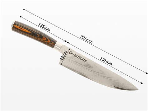 Кухонный нож размеры чертежи - 82 фото