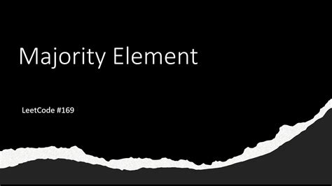 Solved Majority Element Leetcode 169 Java Youtube