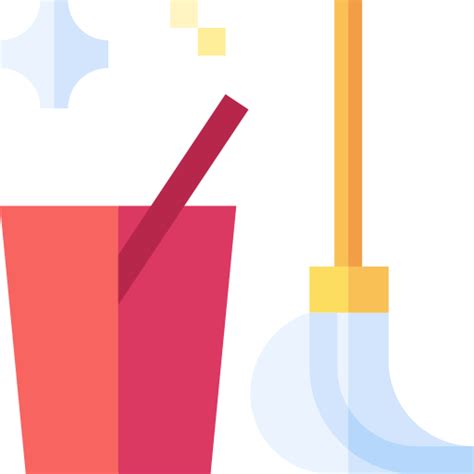 Cleaning Basic Straight Flat Icon