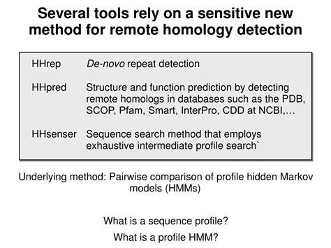 Ppt The Bioinformatics Toolkit At The Mpi For Developmental Biology Powerpoint Presentation