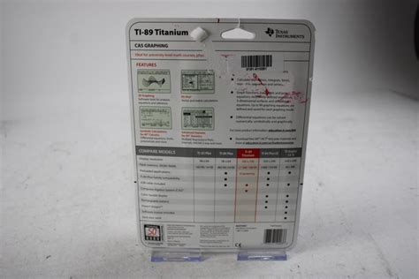Texas Instruments Ti 89 Titanium Calculator Property Room