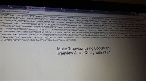 Php Bootstrap Tree View Plugin Convert In Codigniter Stack Overflow