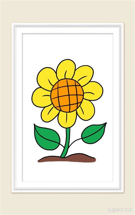 向日葵名画简笔画 简笔画图片大全