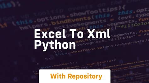 Excel To Xml Python YouTube
