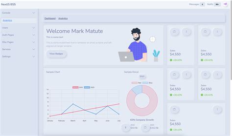 github simpleidealabs nextjs bootstrap dashboard a nextjs and