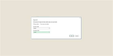 Power Query Comment Fusionner 2 Tables