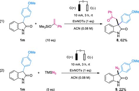 Scheme 3 Extension To A Silyl Enol Ether And Tmsn 3 As Nucleophiles Download Scientific Diagram