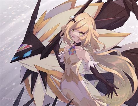 Lusamine Necrozma And Necrozma Pokemon And 2 More Drawn By