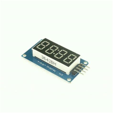 Jual Tm1637 Display Module For Arduino 7 Segment 036inch Clock Red Anode Shopee Indonesia