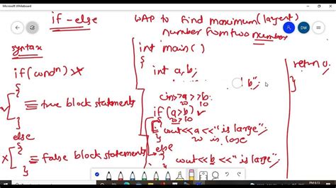 Cpp Lecture 4 If Statements Simple If Else Elseif Ladder Nested