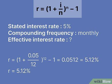 How To Calculate Effective Interest Rate Formula Examples