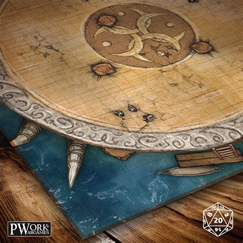 Battle Map Fighting Arena Pwork Wargames