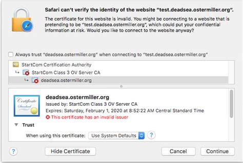 Apache Startssl Certificate Gives Secerrorrevokedcertificate In