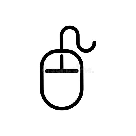 Mouse Vector Icon PC Illustration Sign Computer Symbol Device Logo Or Mark Stock Vector