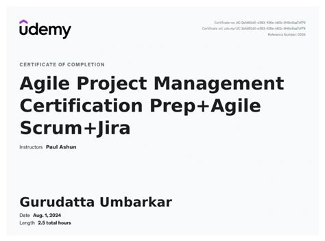 Happy To Share That I Have Successfully Completed The Agile Project