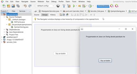 crear aplicación de swing con java y netbeans parzibyte s blog