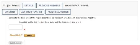 Solved Calculate The Total Area Of The Region Described Do Chegg