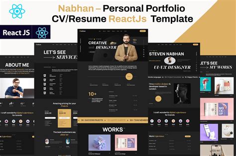 Nabhan Personal Portfolio Cv Reactjs Template