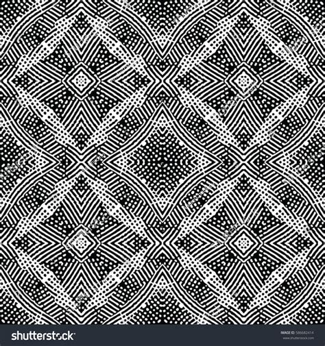 Seamless Abstract Monochrome Engraving Pattern Texture Stock Vector Royalty Free 586682414