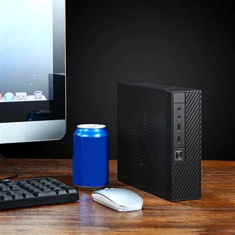 새로운 미니 Itx 마이크로 케이스 홈 시어터 개인용 컴퓨터 섀시 게임 데스크탑 산업용 제어 컴퓨터 인클로저 박스 2021