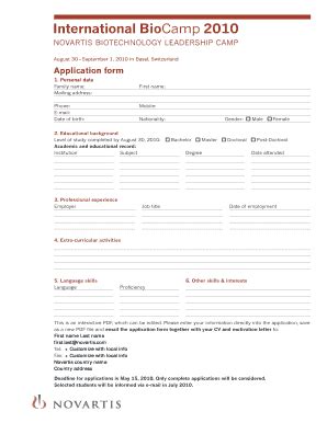 Fillable Online Int Application Form Indd Fax Email Print PdfFiller