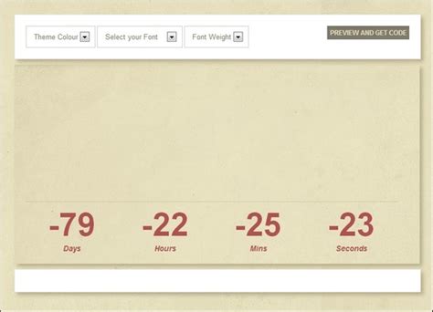 20 Cool Jquery Countdown Scripts And Plugins Pixelstech